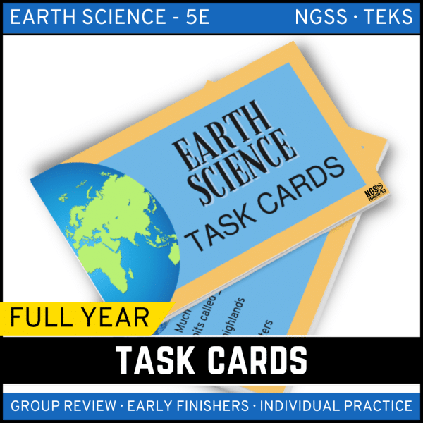 Earth Science Task Card BUNDLE | NGS Magnified