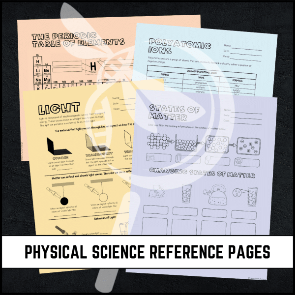 Science Reference Pages – Earth Life Physical – Study, Homework ...