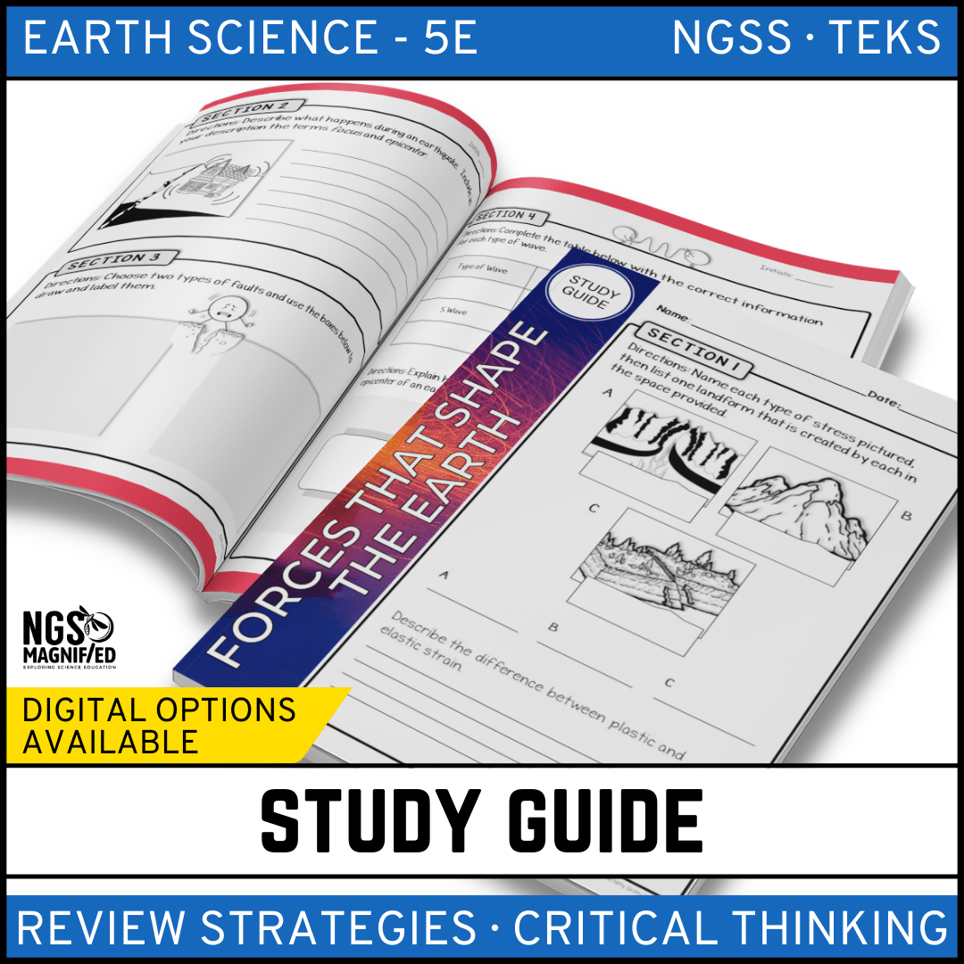 Forces That Shape Earth Study Guide | NGS Magnified