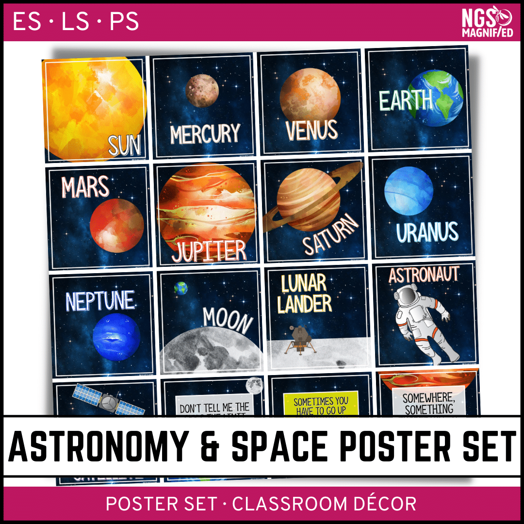 Astronomy and Space Poster Set | NGS Magnified