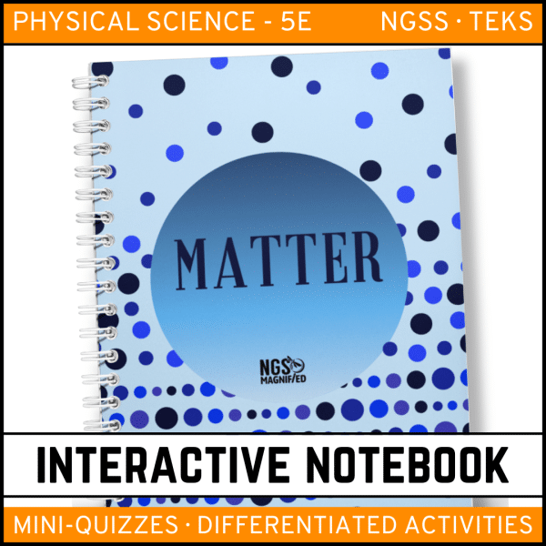 Matter Interactive Notebook | NGS Magnified