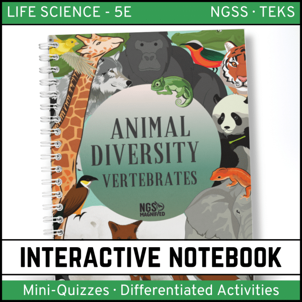 Animal Diversity – Vertebrates Interactive Notebook | NGS Magnified